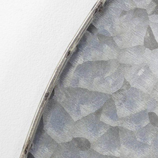 Galvanized Metal Framed Round Wall Accent Mirror – HeadWestMirror.com